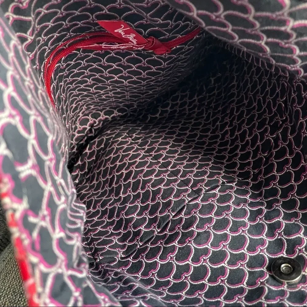 Vera Bradley | Bags | Vera Bradley Curvy Tote In Frankly Scarlett Rare ...